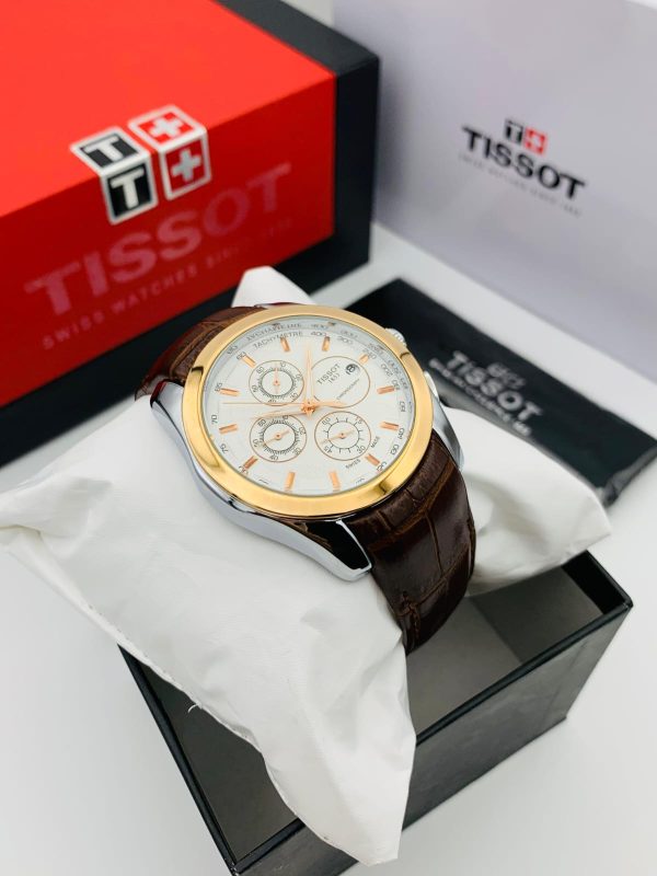 Tissot Chronograph Master Lock Copper Ring Silver Case – TheWatchesPakistan