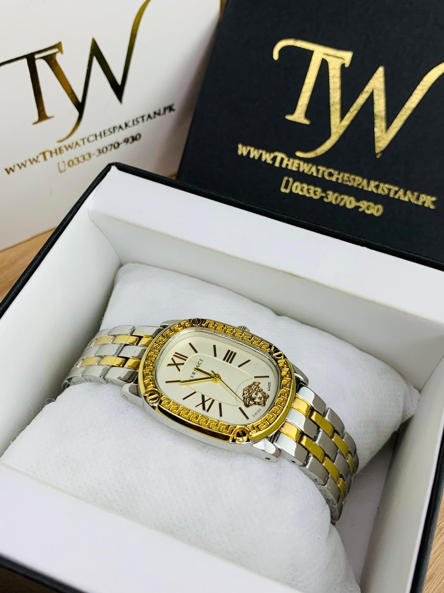 Versace Golden Two Tone For Women – TheWatchesPakistan
